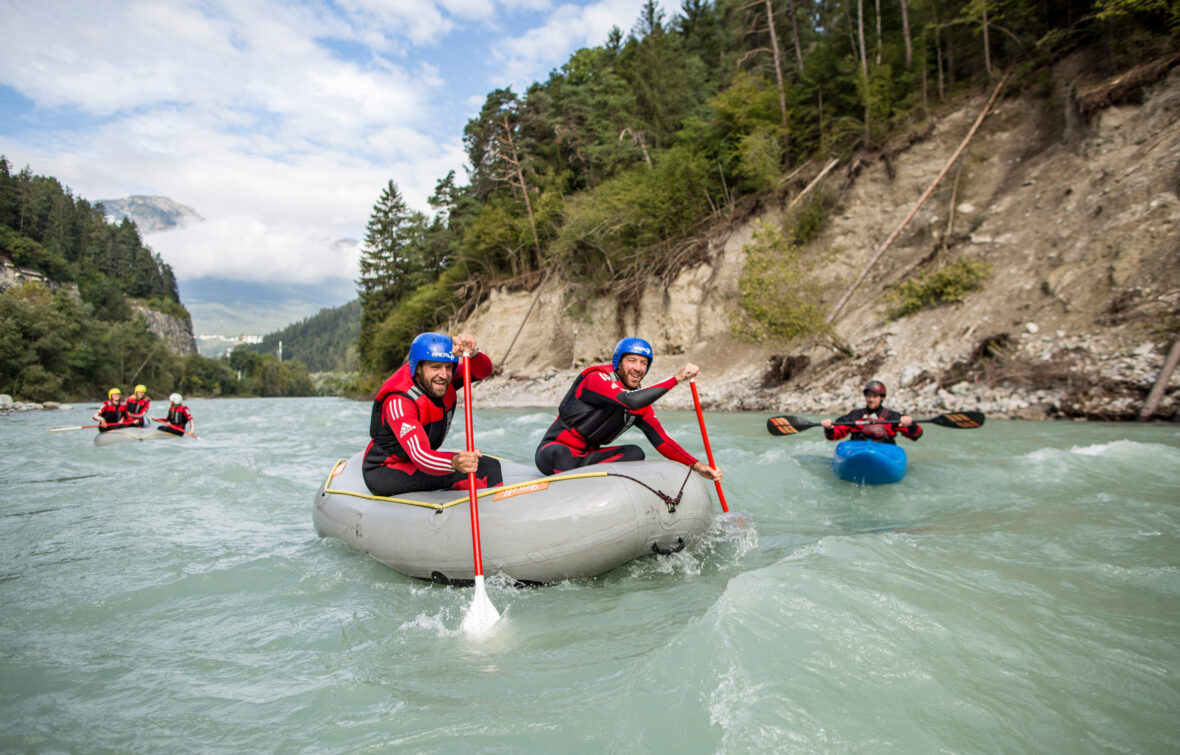 Rafting in Tirol – Geführte Wildwasser-Touren in Österreich
